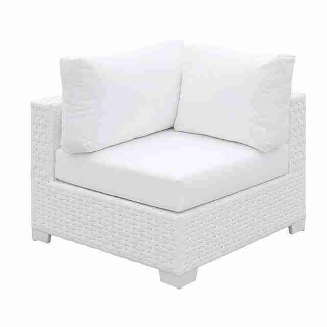 Armless Chair Somani White CM-OS2128WH-M - American Furniture Outlet