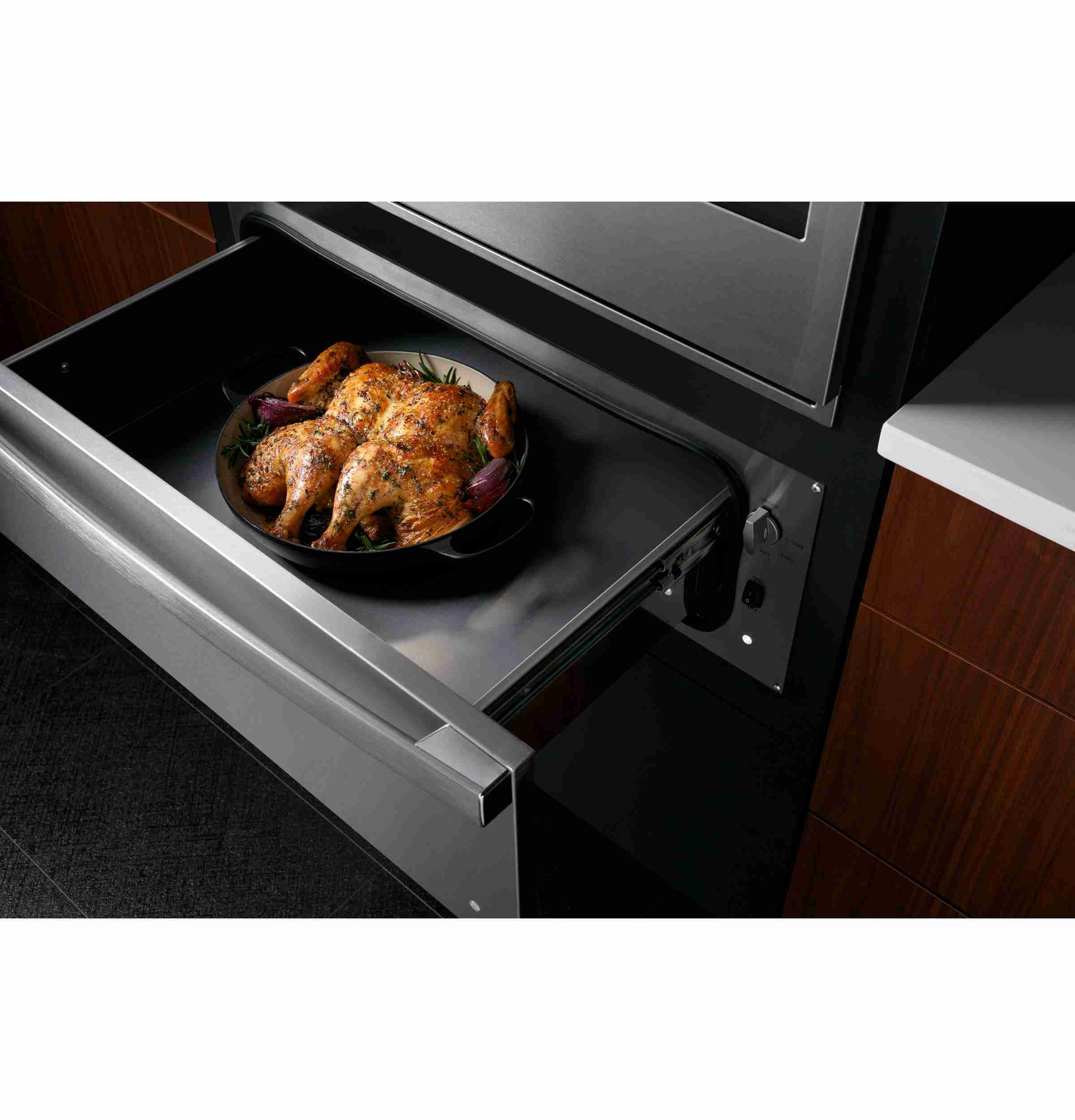 GE Profile 30" Stainless Steel Warming Drawer PTW9000SPSS - American ...