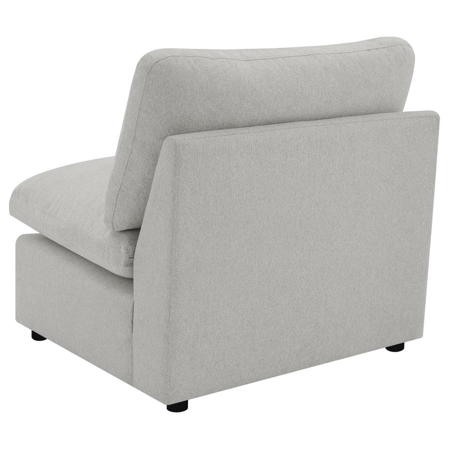 Coaster Collins Modular Armless Chair Grey 609560AC - American ...