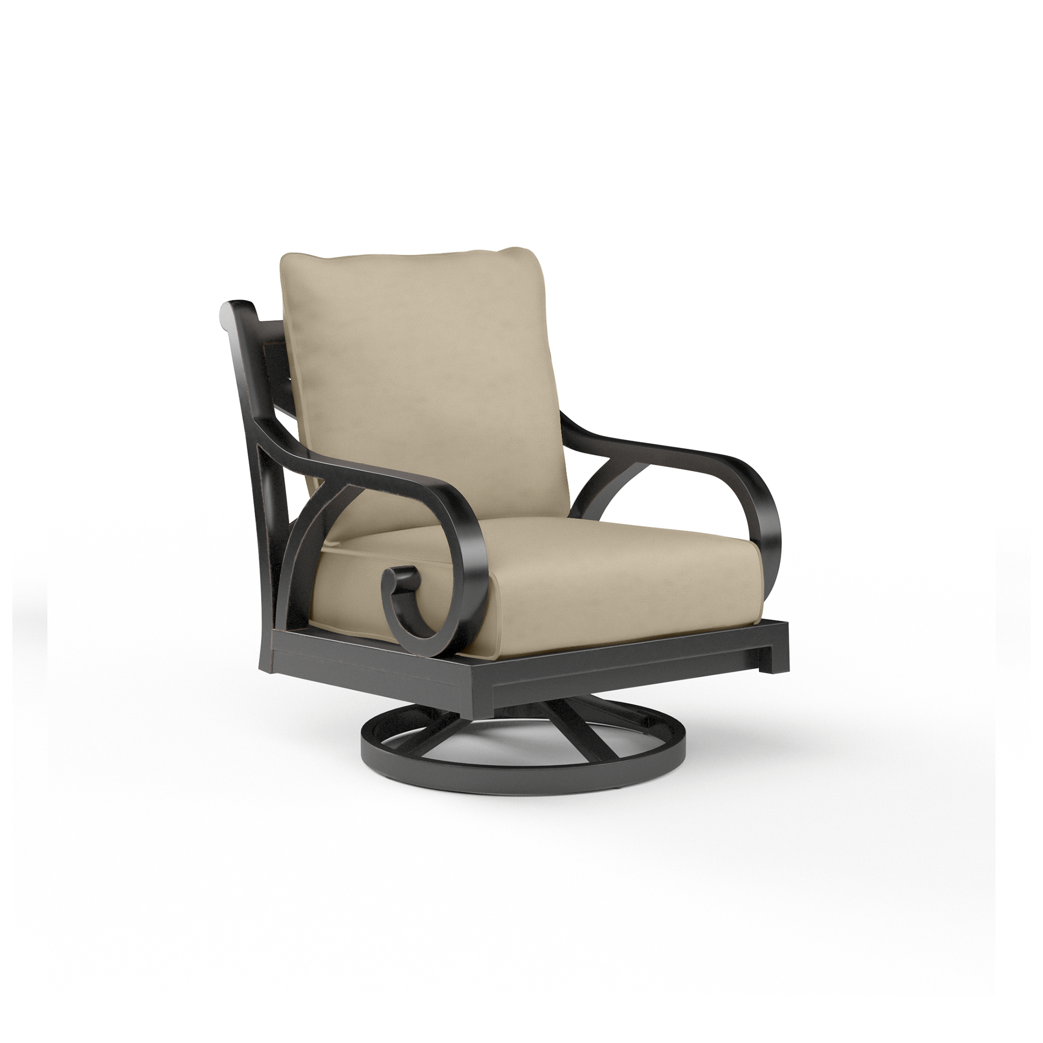 Monterey Club Swivel Chair - Frame - American Furniture Outlet