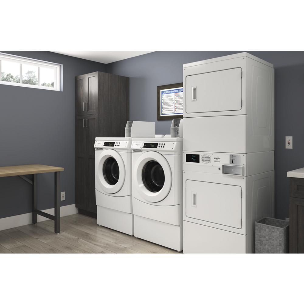 Commercial Gas Stack Dryer with Factory-Installed Coin Drop and Coin ...